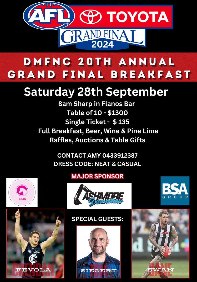 GRAND FINAL BREAKFAST 2024 | DMFNC